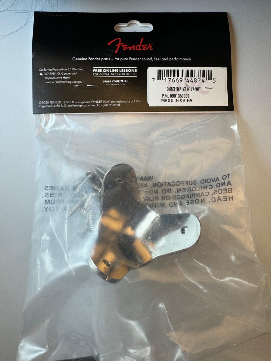 Corners - Fender, for amplifier, Steel, 3-Hole with hardware – Amp ...